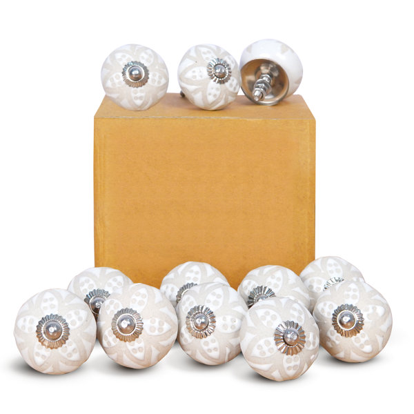 White Cabinet & Drawer Knobs You'll Love | Wayfair