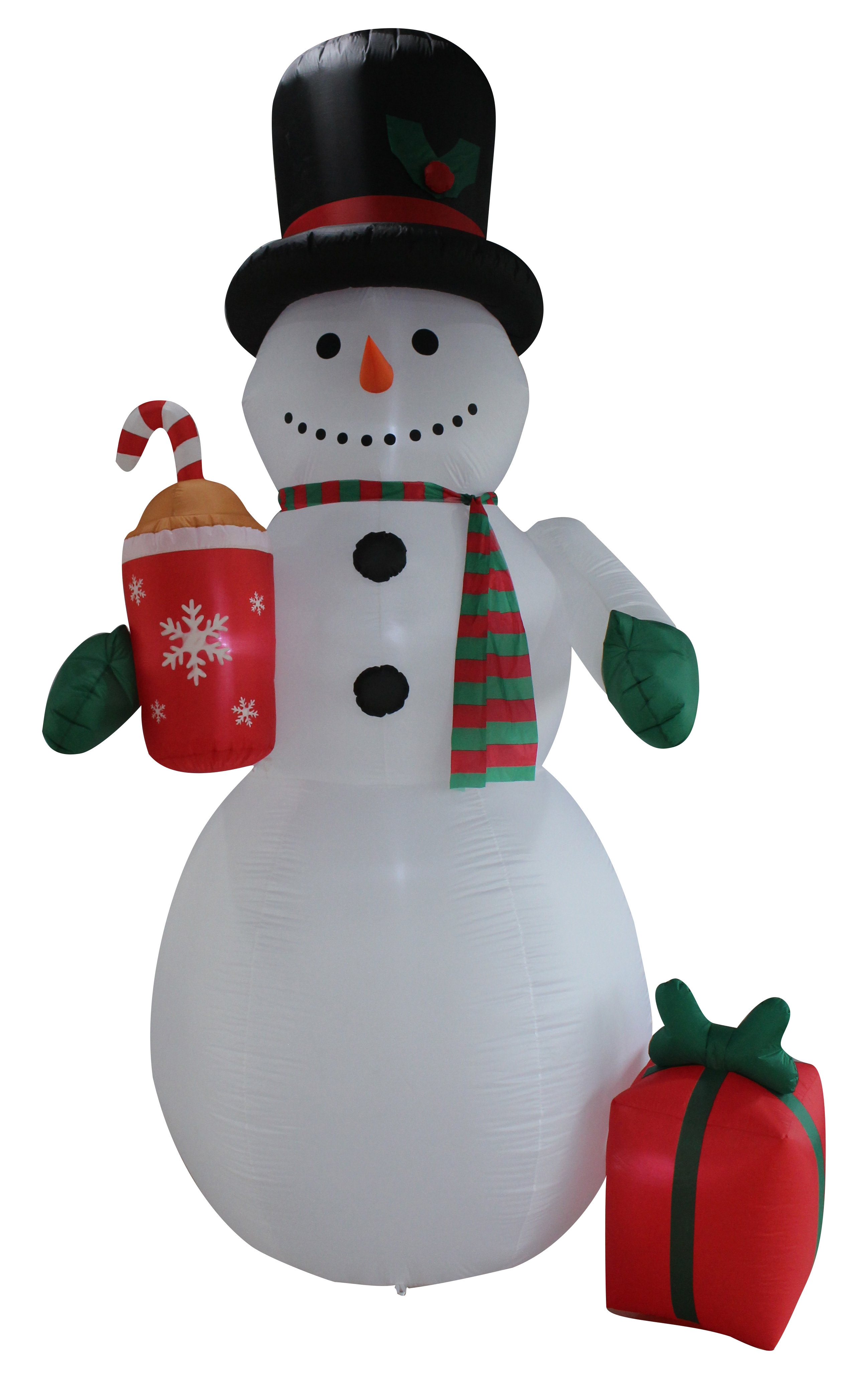The Holiday Aisle® 12 Foot Tall Huge Giant Christmas Inflatable Snowman ...