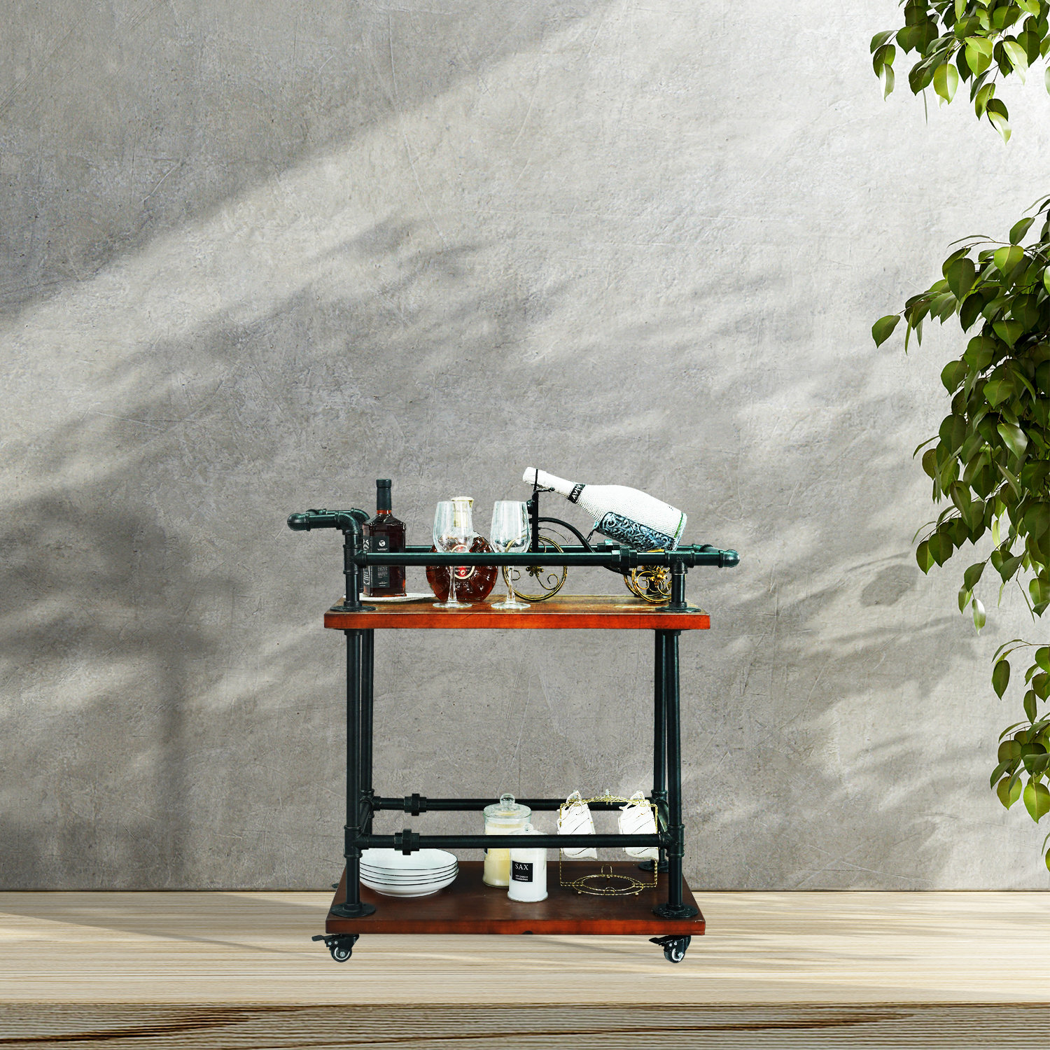 Williston Forge Hamzah Bar Cart | Wayfair