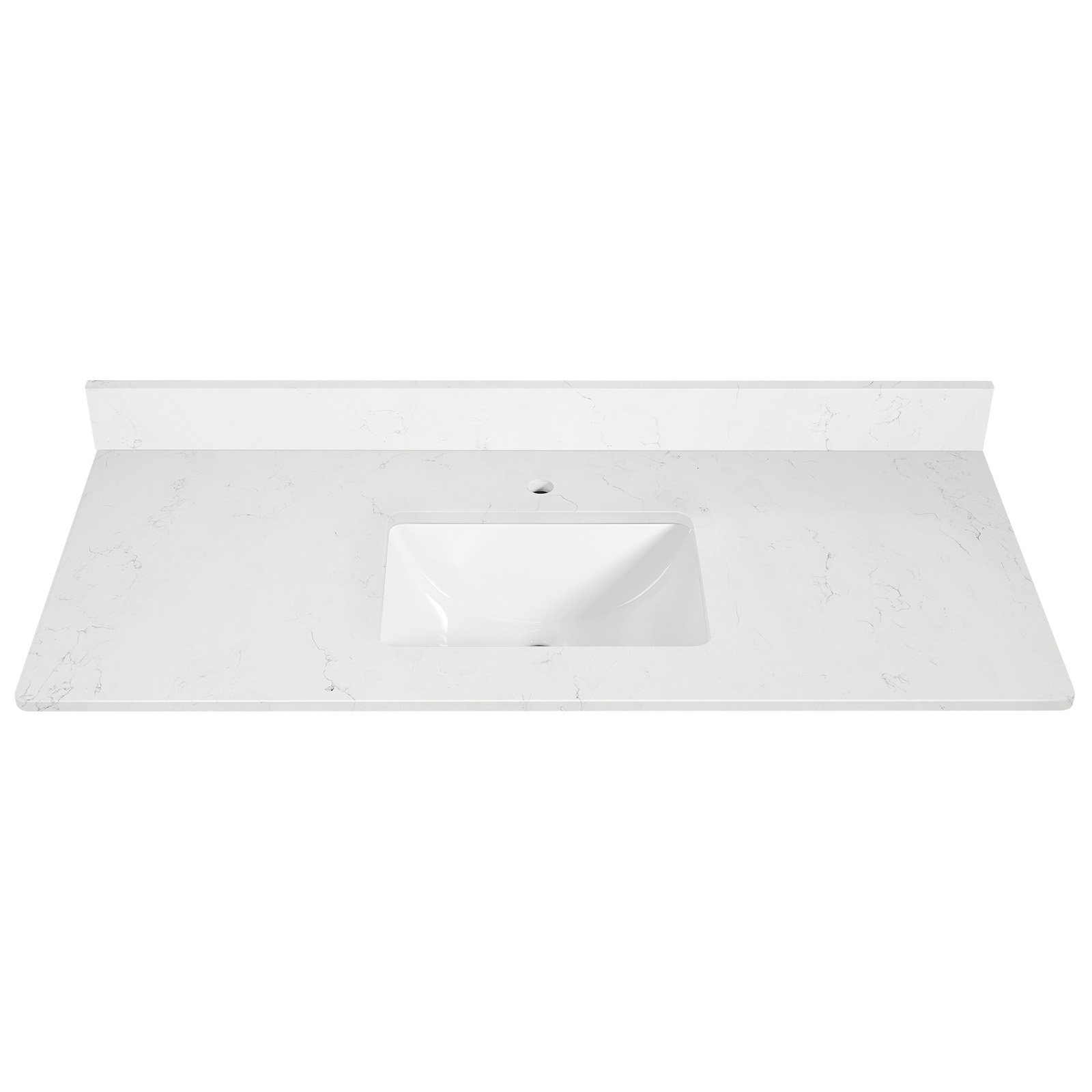 Koville 48" Quartz Bathroom Vanity Top With Sink | Wayfair
