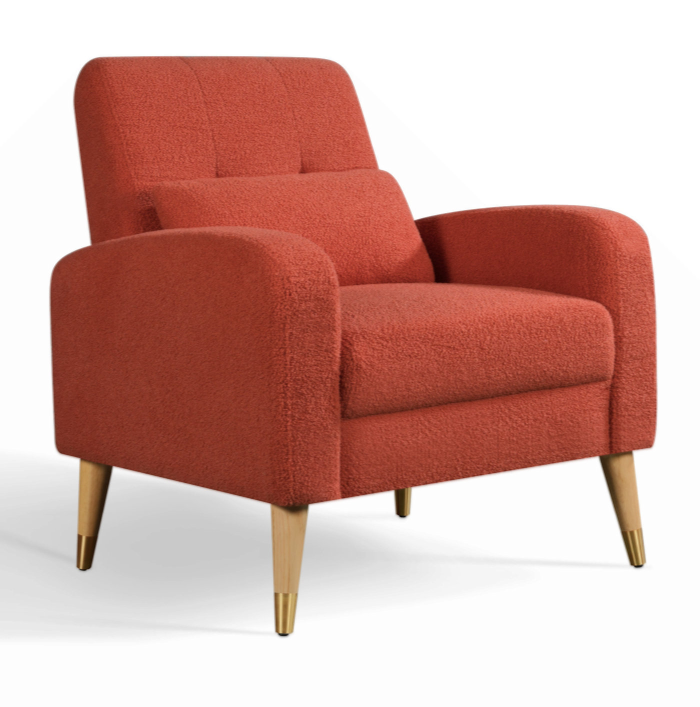 Mercer41 Modern Accent Chair, Upholstered Armchair Living Room Chair ...