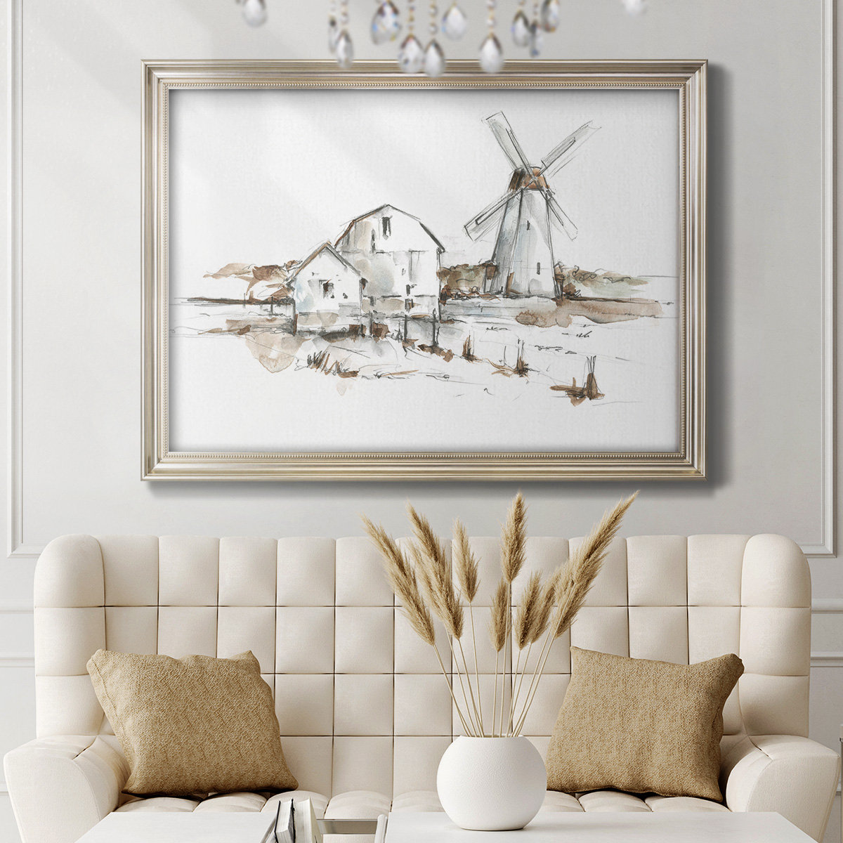 August Grove Old Mill Farm I Old Mill Farm I - Picture Frame Print on ...