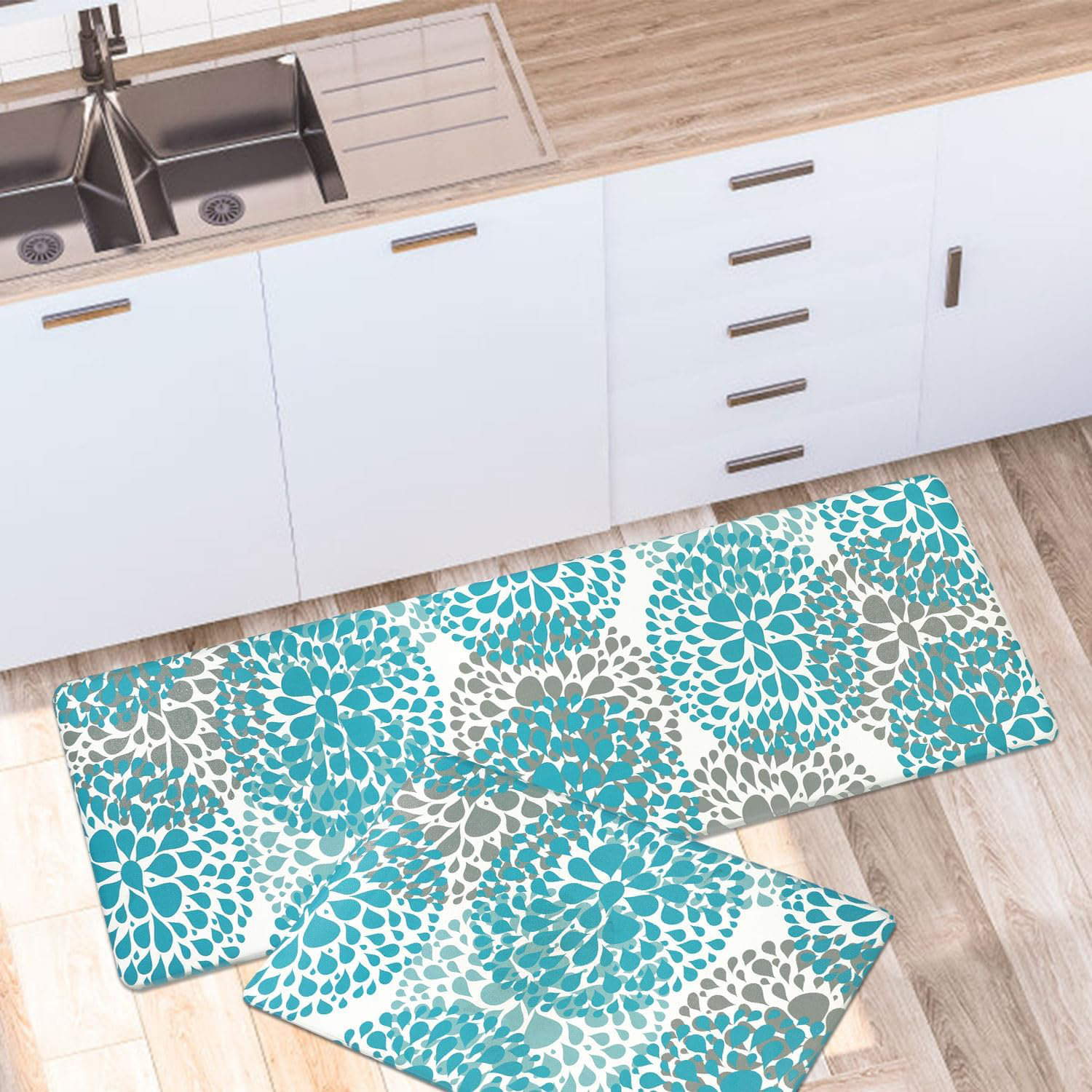 Lark Manor™ Kitchen Mats for Floor 2 Piece | Wayfair