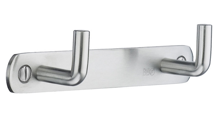 Wrought Studio™ Bourbeau Wall Mounted Coat Rack with L-Shaped Hooks ...