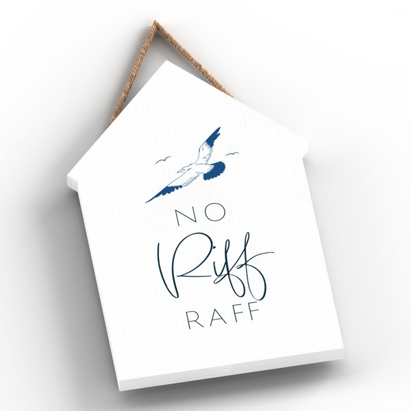 Maturi Beach No Riff Raff Wall Décor | Wayfair.co.uk