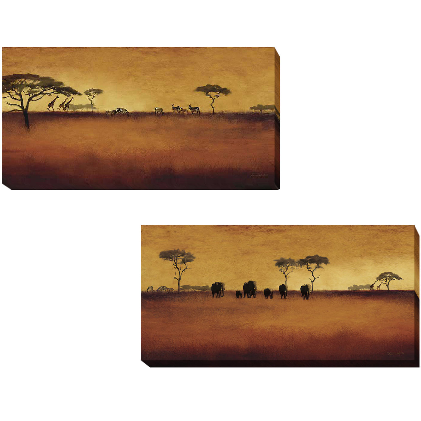 Artistic Home Gallery 'Serengeti I & II' by Tandi Venter Photographic ...