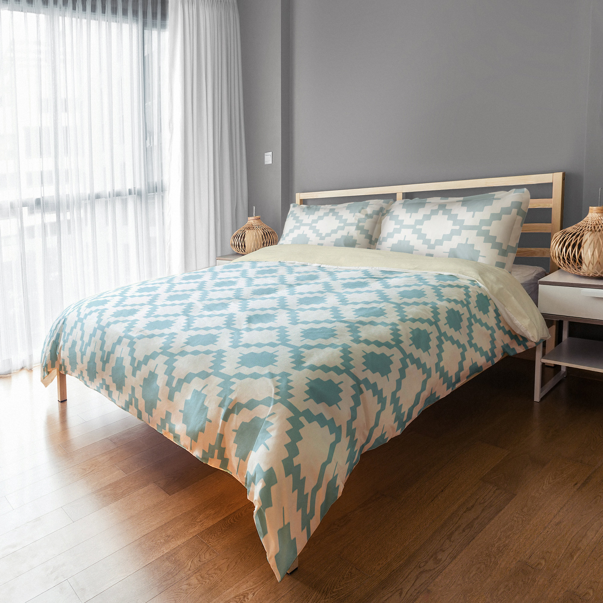 Designs Direct Creative Group Aztec Single Duvet Cover | Wayfair