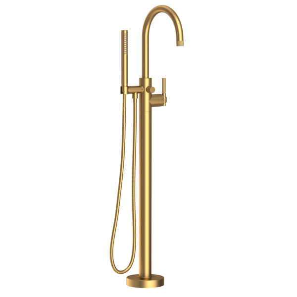 Newport Brass Exposed Tub And Hand Shower Set - Free Standing | Wayfair