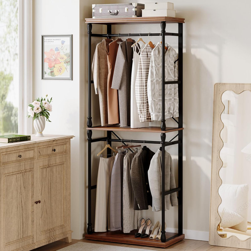 Rebrilliant 79 Inch Freestanding Clothing Rack | Wayfair