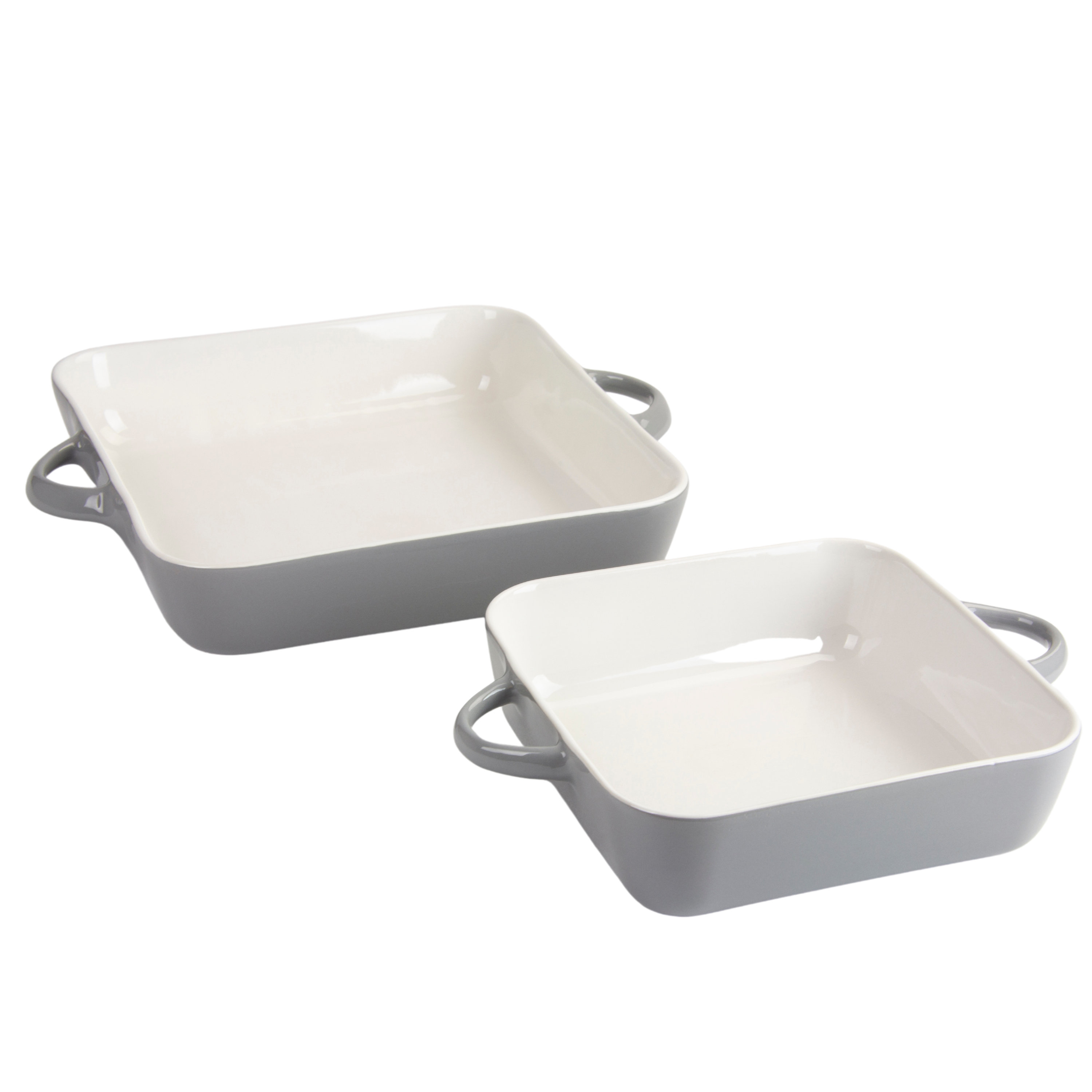 Ten Strawberry Street Sienna Square 10" and 8" Stoneware Bakeware Set ...