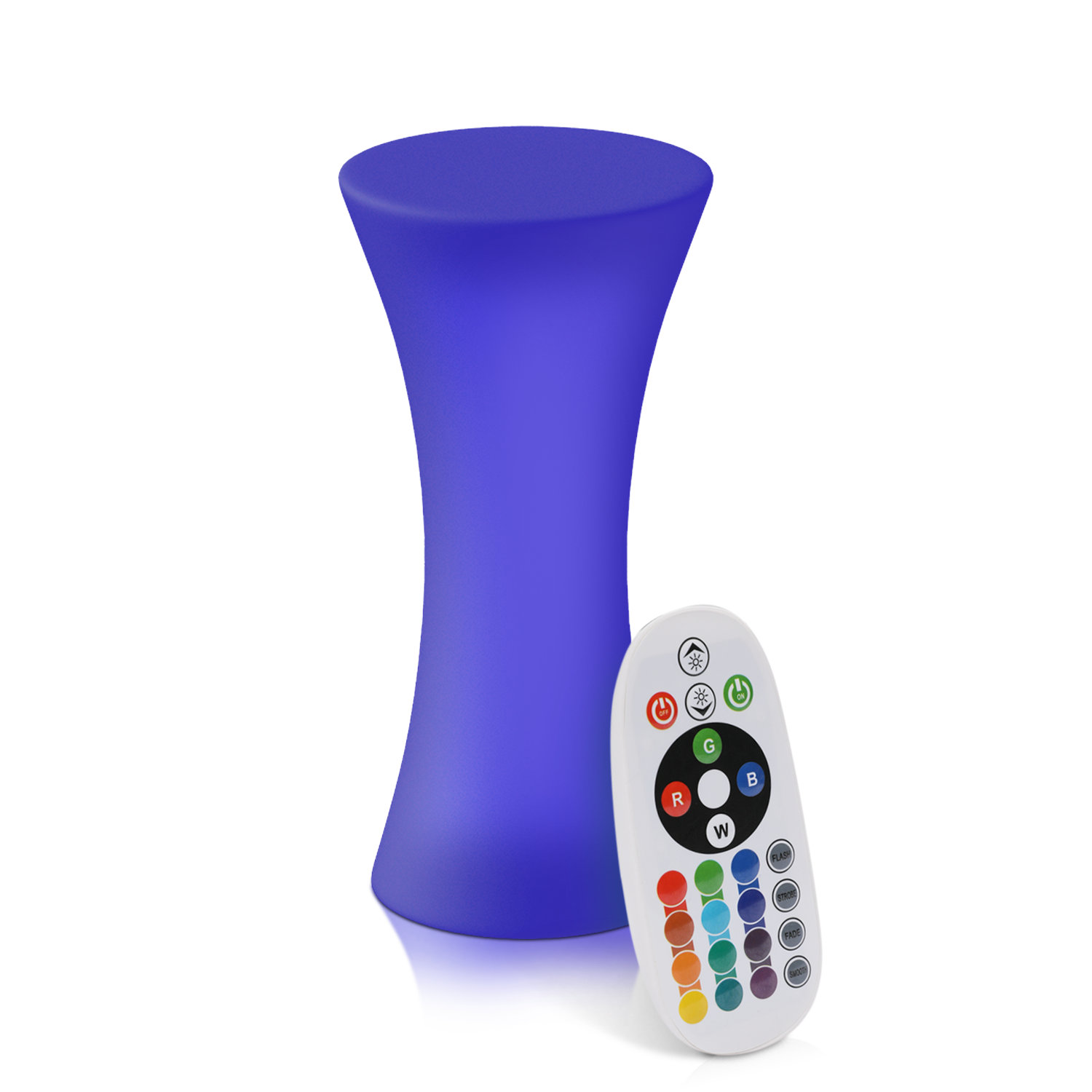 Orren Ellis Haida 43" LED Bar Table Colour Changing Table, Outdoor Bar ...