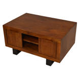 Wrought Studio Modern Rounded Rectangular Coffee Table With Shelf ...
