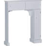 Latitude Run® Space Toilet Cabinet In Gray, With Adjustable Shelves And ...