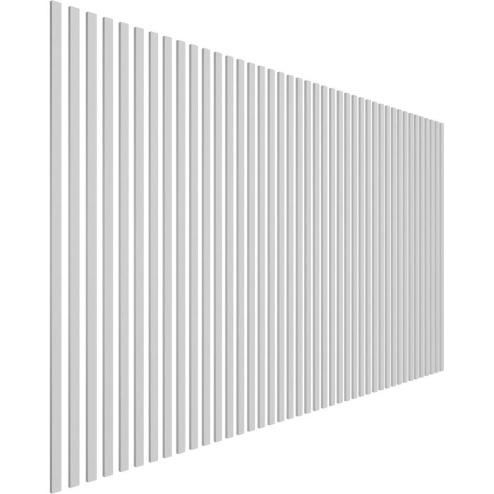 PCI Enterprises Adjustable PVC Slat Wall Panel Kit | Wayfair