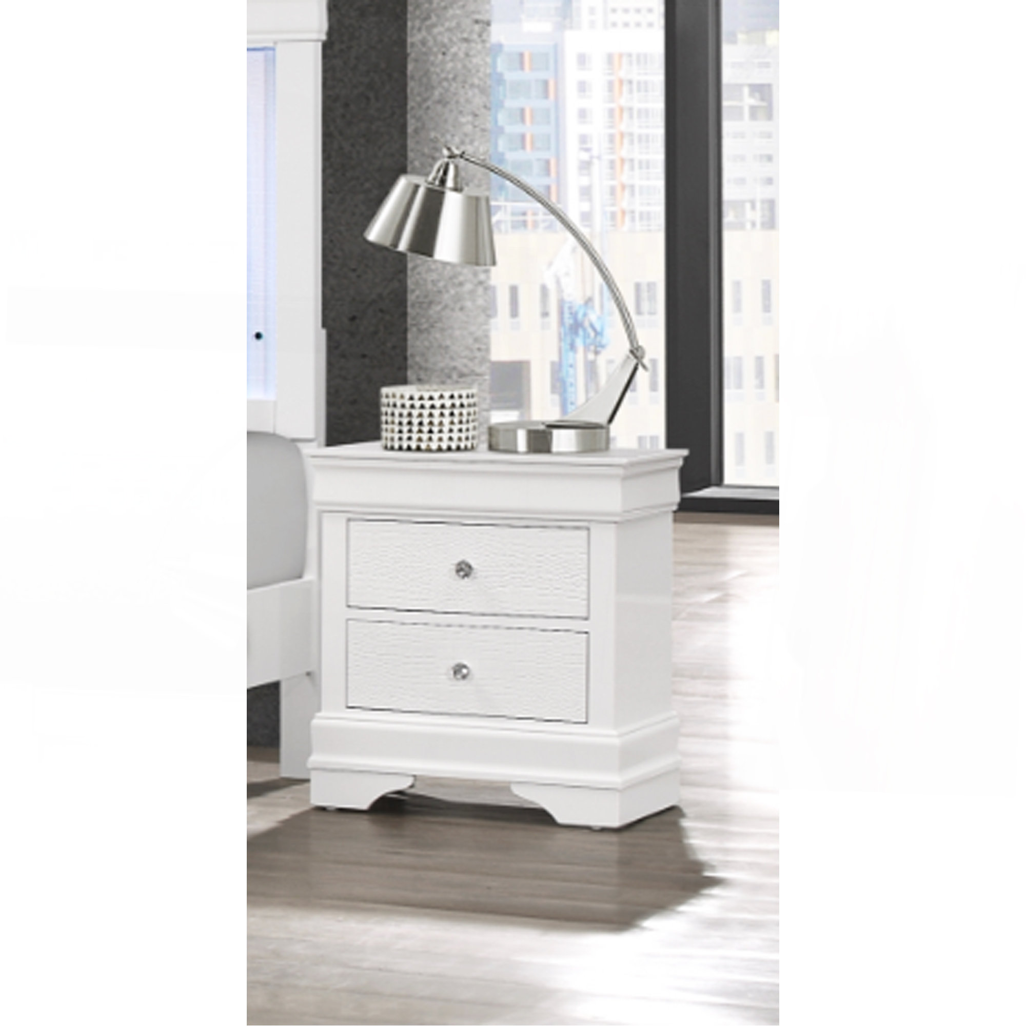 Red Barrel Studio Shaker Crocodile Metallic Nightstand - Wayfair Canada