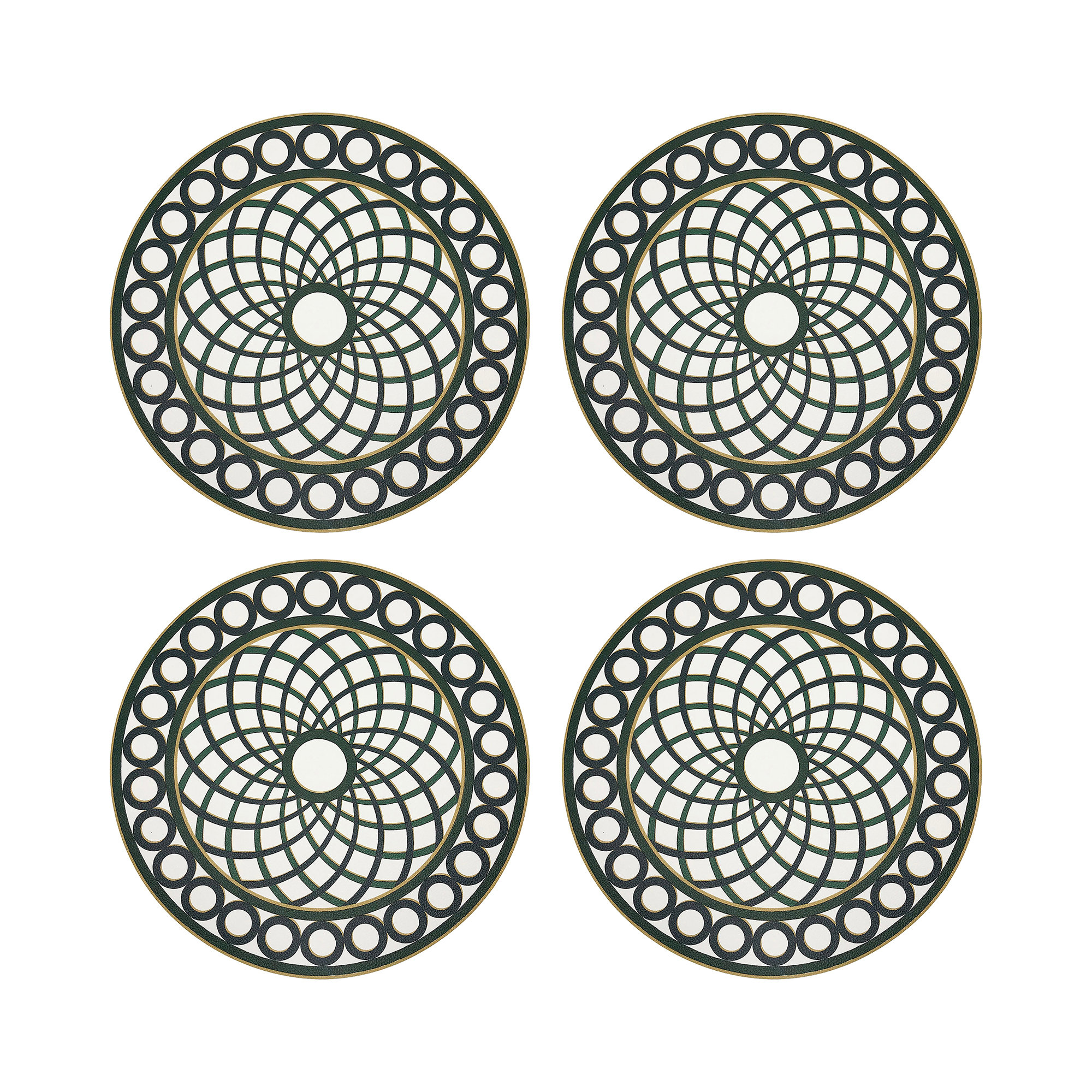 Nicolette Mayer Timothy Corrigan Treillage Vegan Leather Round Pebble ...
