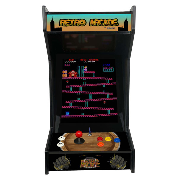 Suncoast Arcade Tabletop Arcade Machine with 19" Monitor and 60 Retro ...