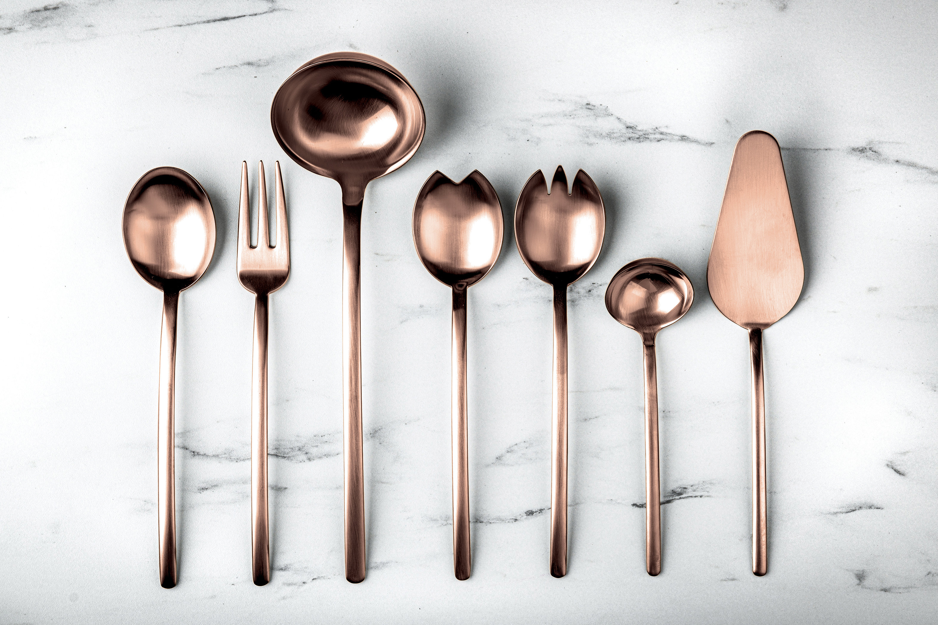MEPRA Due 7 Piece Serve Set Ice Bronze Black | Wayfair