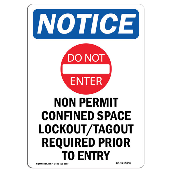 SignMission Non Permit Confined Sign | Wayfair