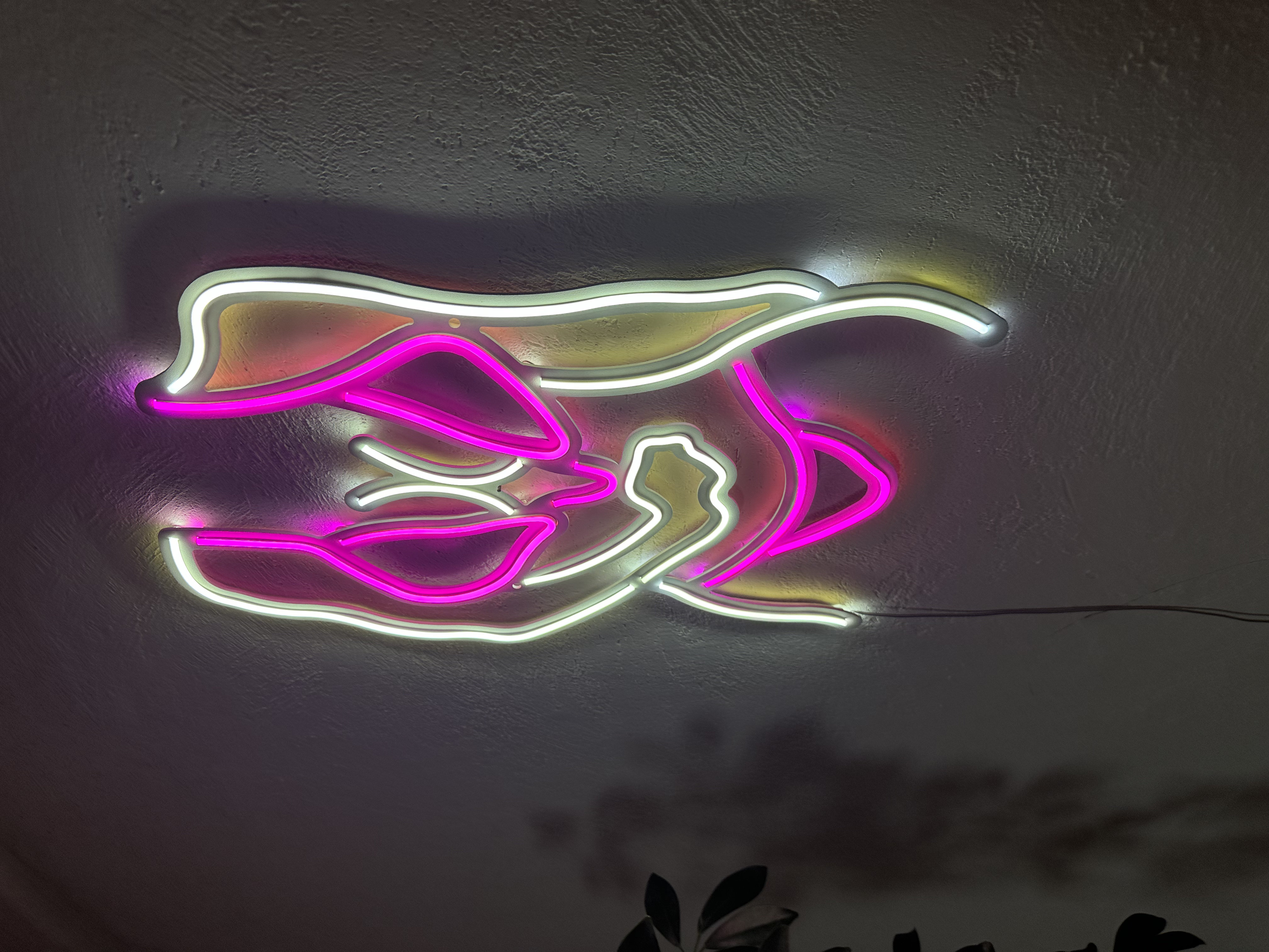 Trinx Bikini Girl Metal Neon Sign, Neon Wall Decor, Girl Neon Wall Sign ...