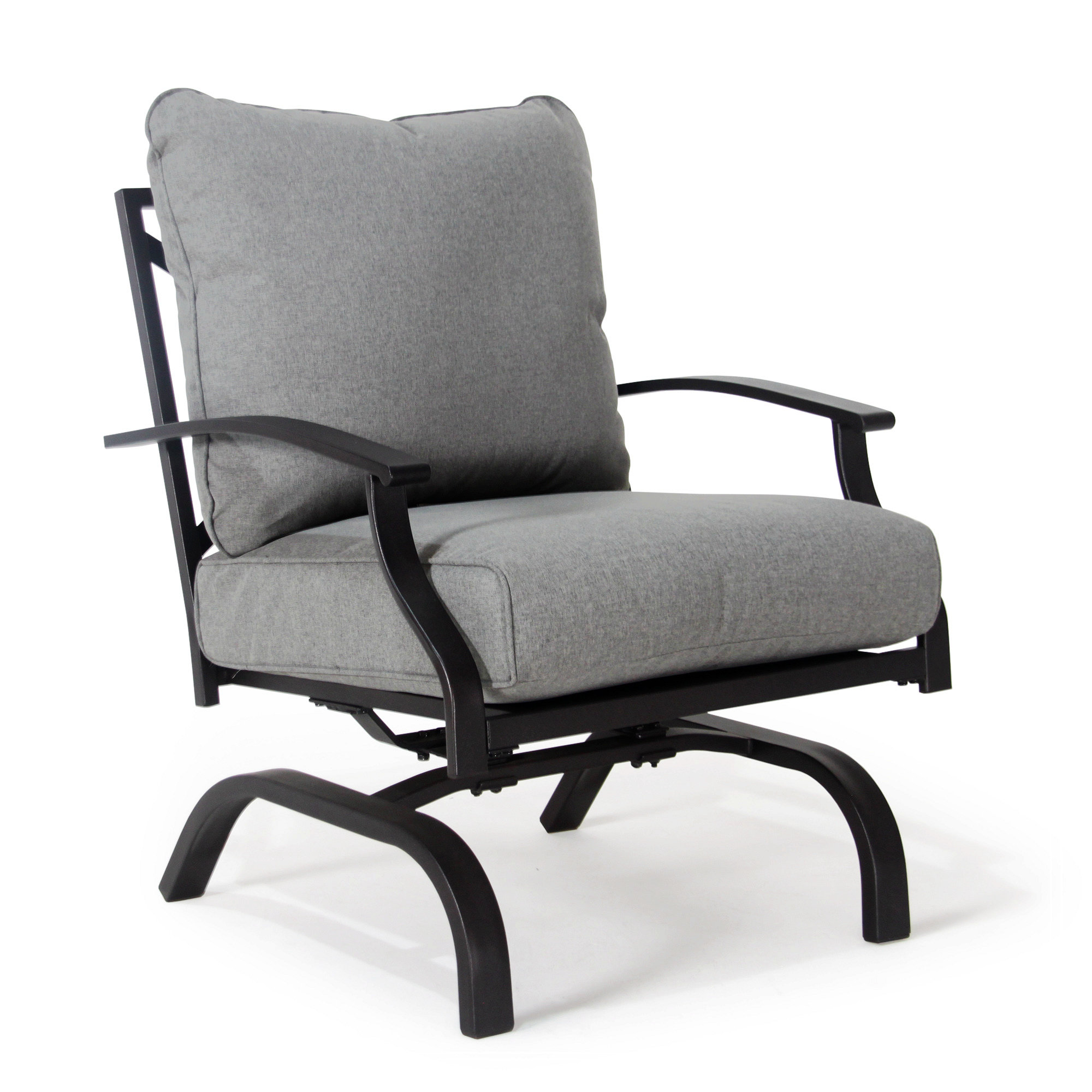 Wildon Home® Olov Steel Outdoor Glider Chair | Wayfair
