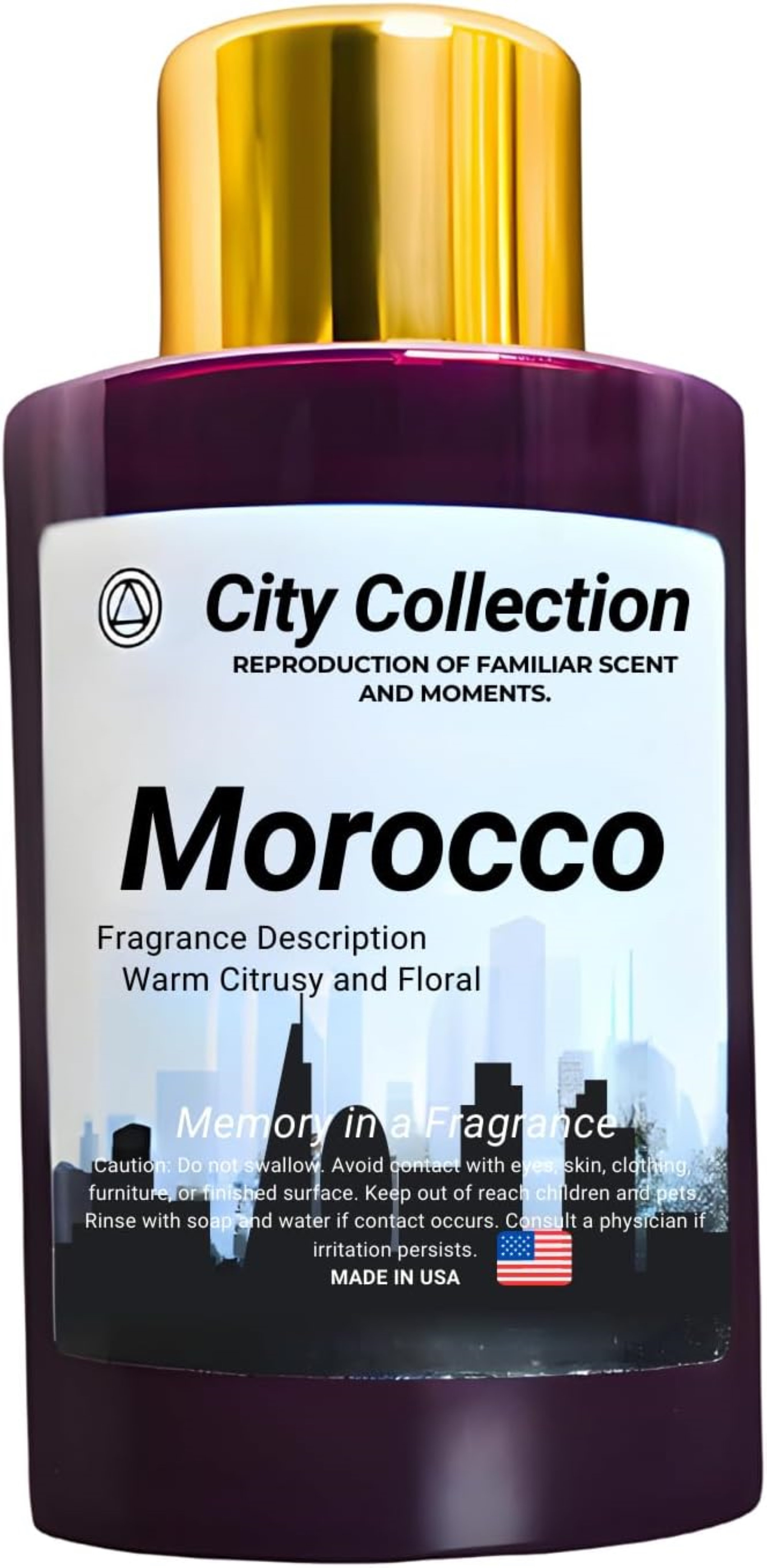 Mystic Romance Morocco Aroma Oil Blend Plastic Purple Bottle 120Ml, City Collection, Diffuser ...