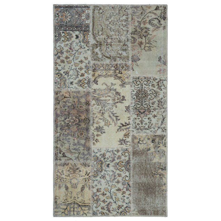Hargun Iskece Vintage Hand Woven Hand Knotted 80 X 150cm Area Rug ...