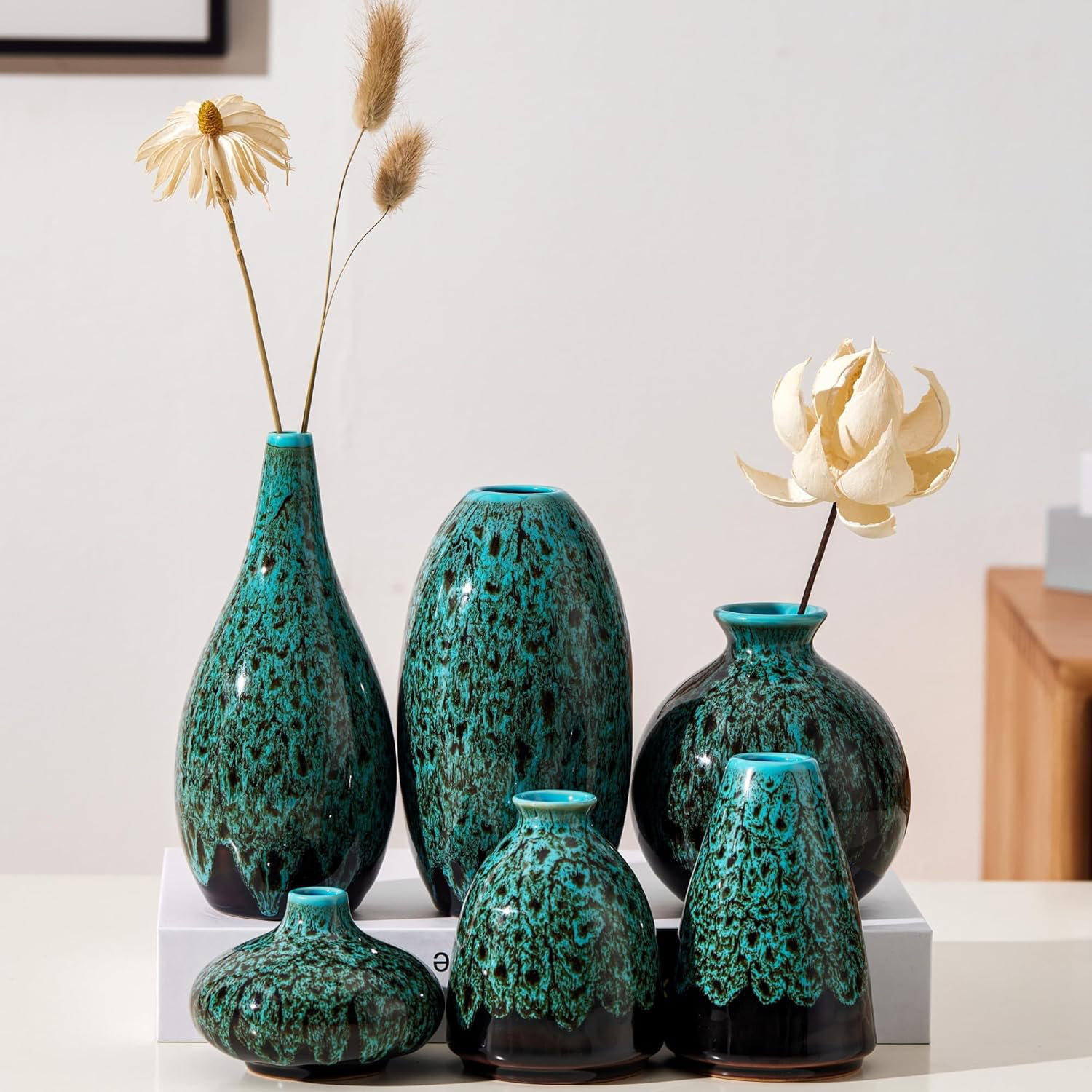 Ivy Bronx Ceramic Flower Bud Vase Set | Wayfair