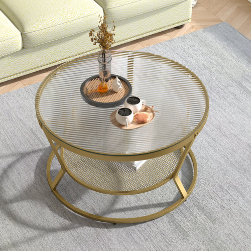 Gold Coffee Tables You'll Love | Wayfair