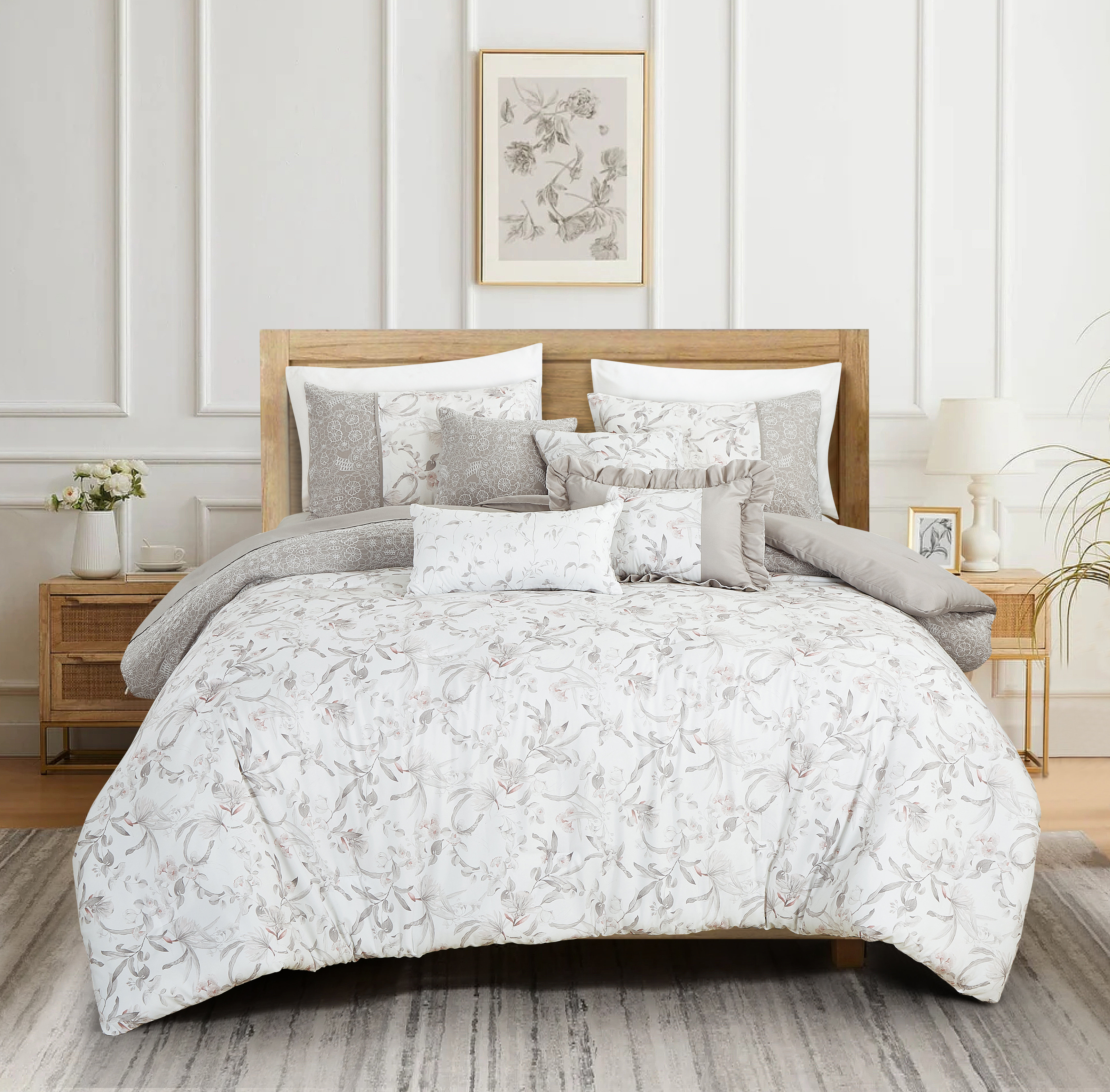 Homechoice International Group Microfiber / Polyester Comforter Set ...