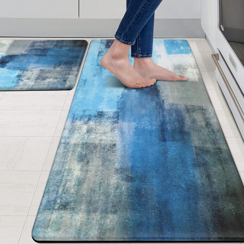 Blue Kitchen Mats You'll Love | Wayfair