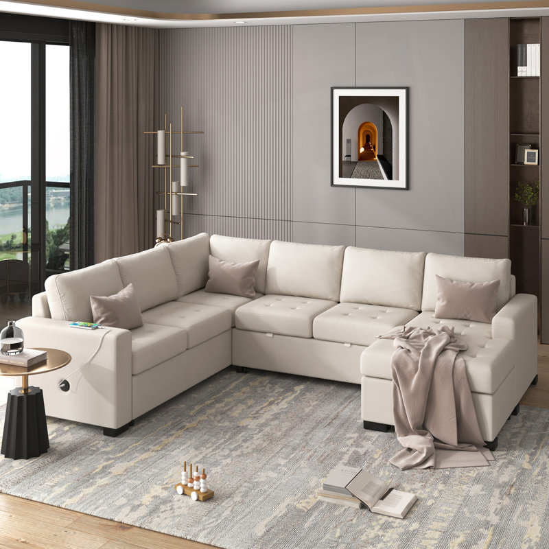 comfy sectional sleeper sofa