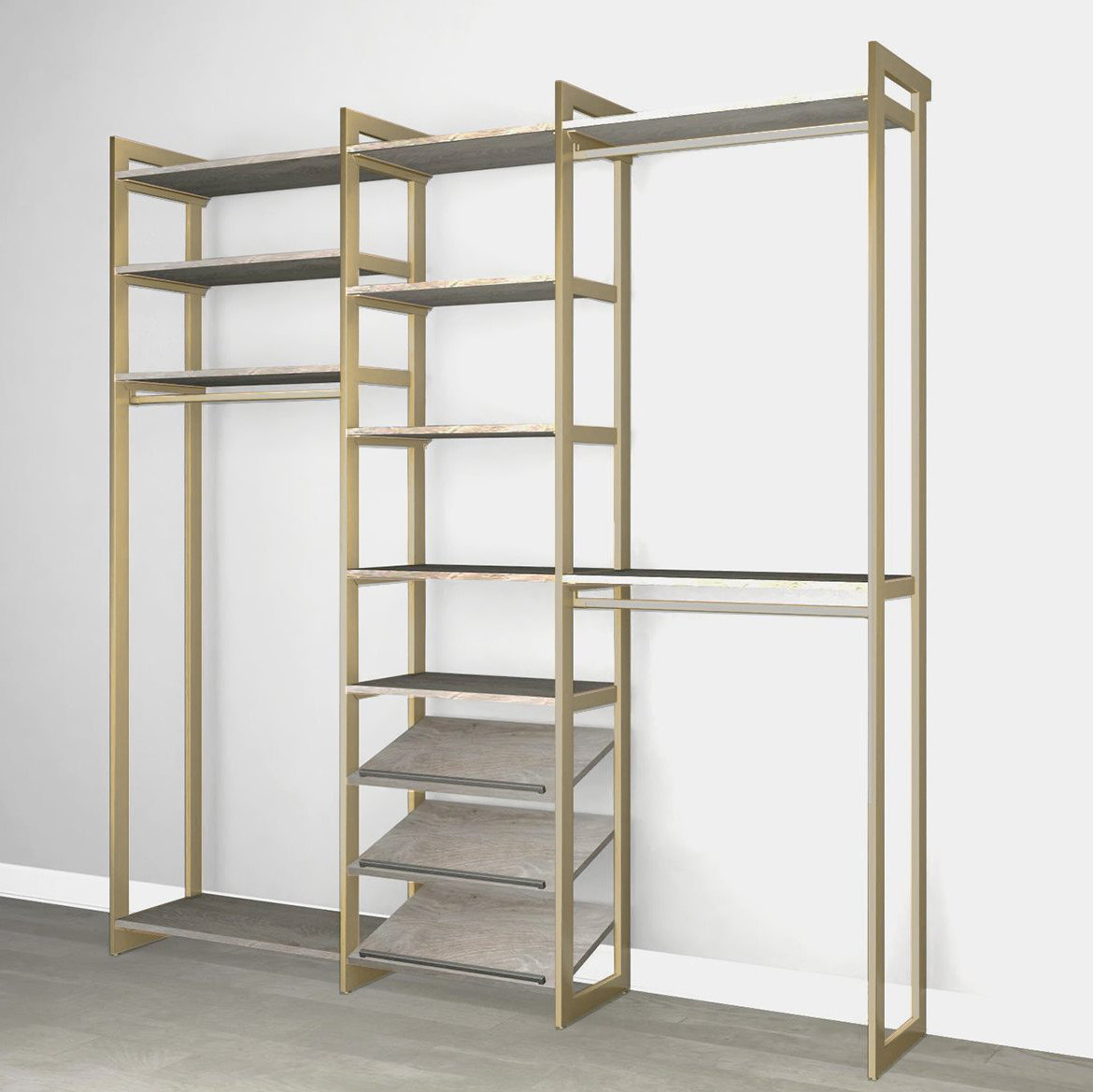 Martha Stewart California Closets® The Everyday System 84" W 20"D ...