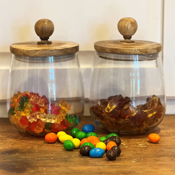 Prep & Savour Dontonio Wood Food Storage Container - Wayfair Canada