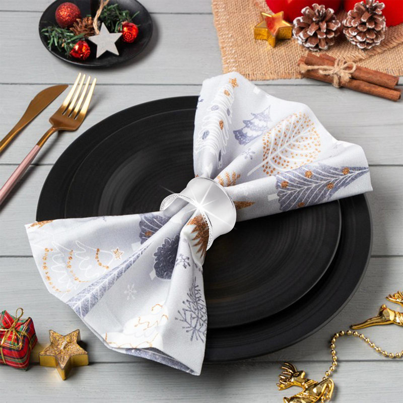 Bruce&Shark Metal Delicate Napkin Rings | Wayfair