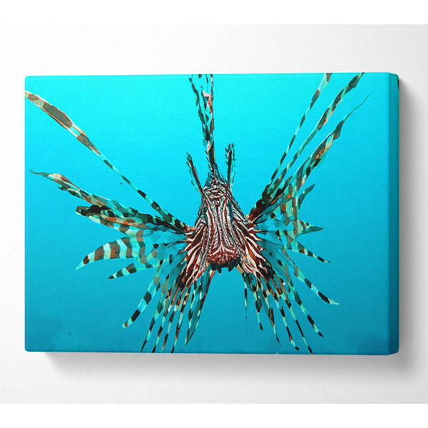 Latitude Run Red Lionfish - Wrapped Canvas Art Prints | Wayfair.co.uk