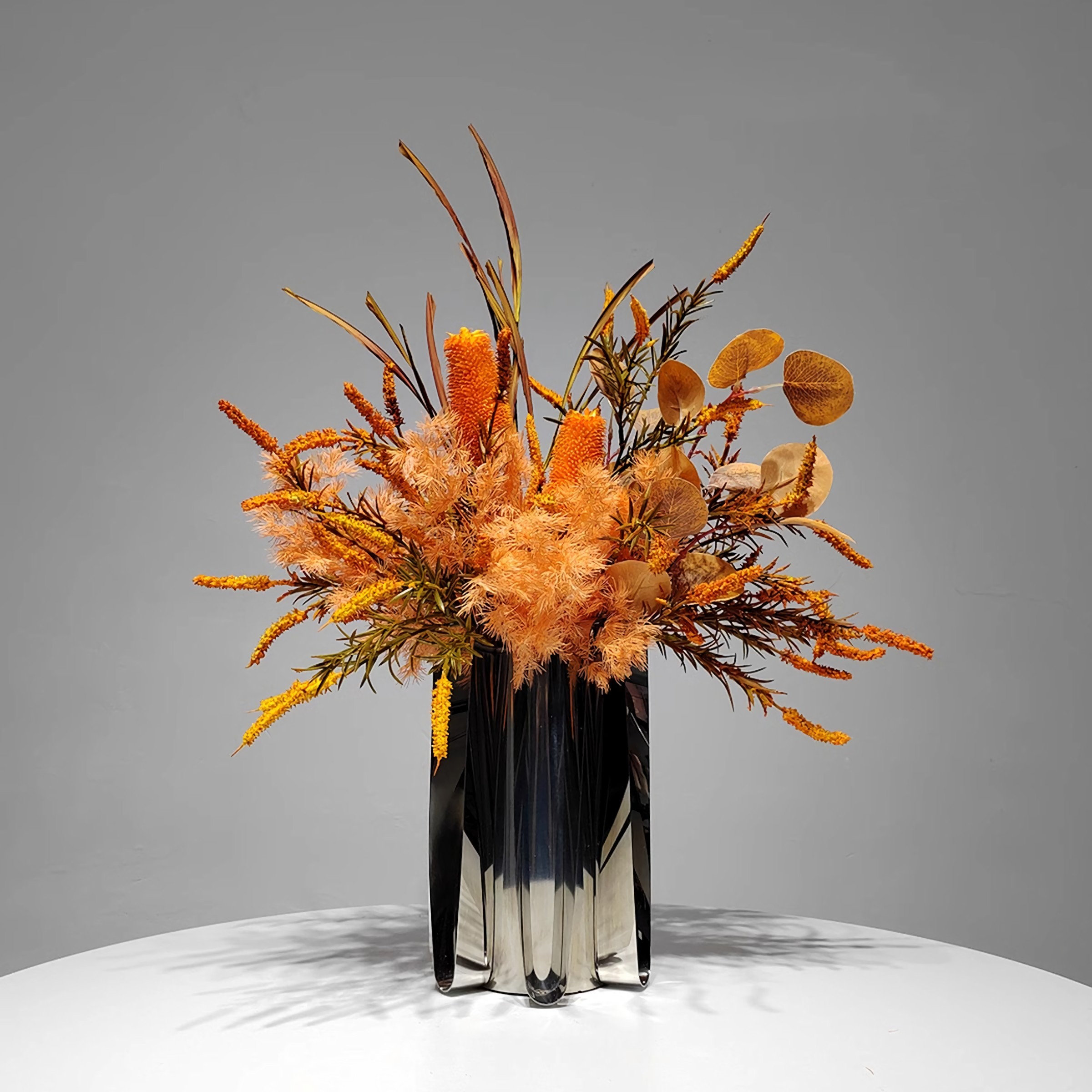 Infinitee Green Simulated Flower Decorations, Modern Creativity, High ...