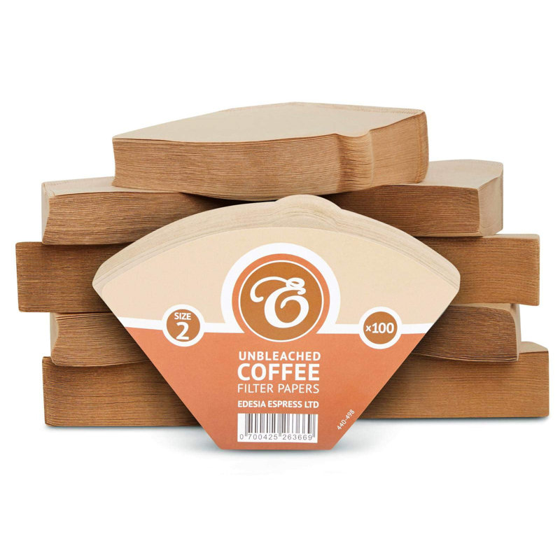 Fleur De Lis Living 1000 Size 2 Unbleached Coffee Filter Paper Cones ...