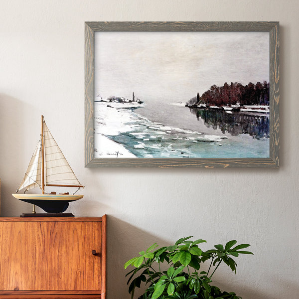 WexfordHome The Neve On The Bank Of The Seine, 1867 Framed On Canvas ...