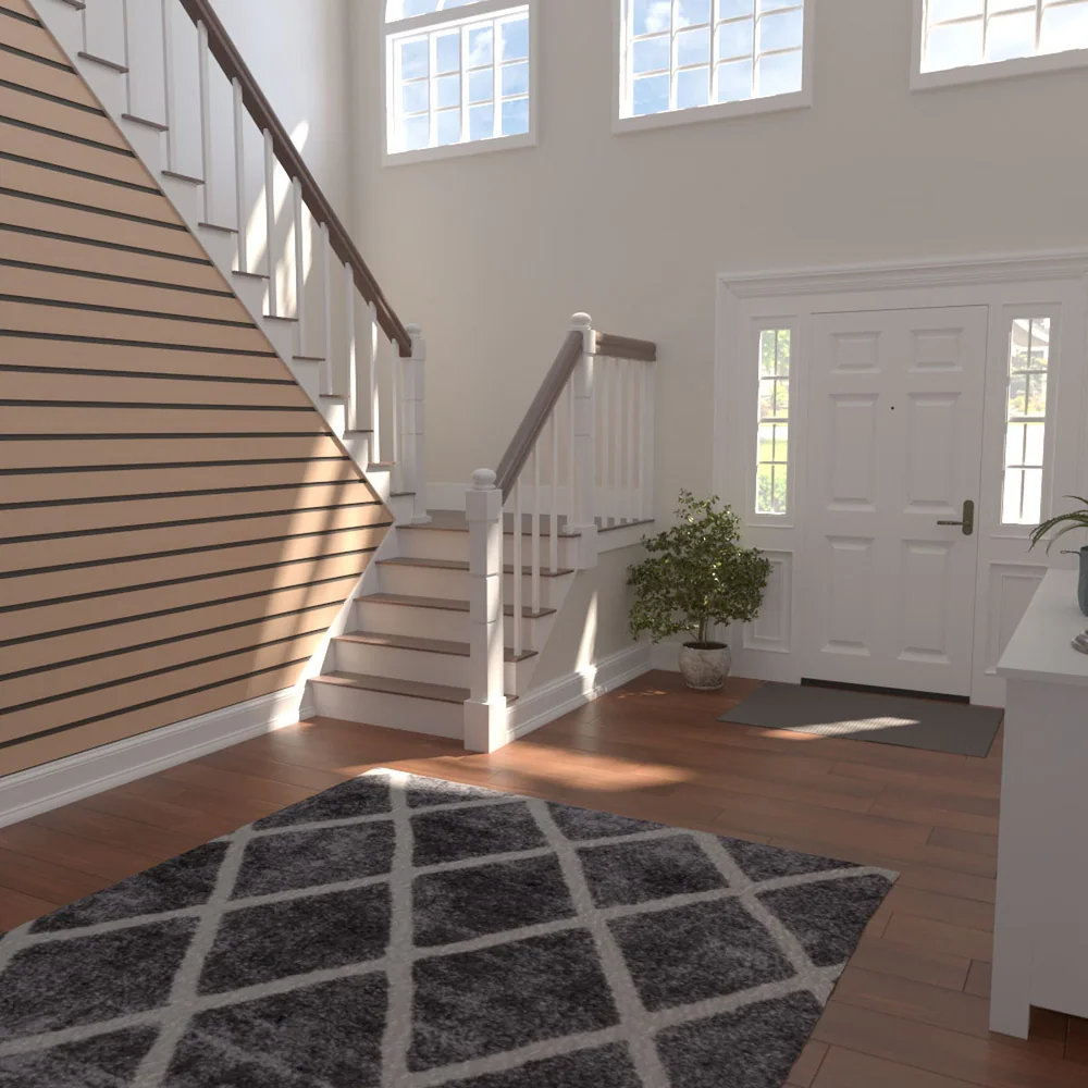 Acoustic Wall Paneling Company 6" x Varying Length Peel and Stick ...