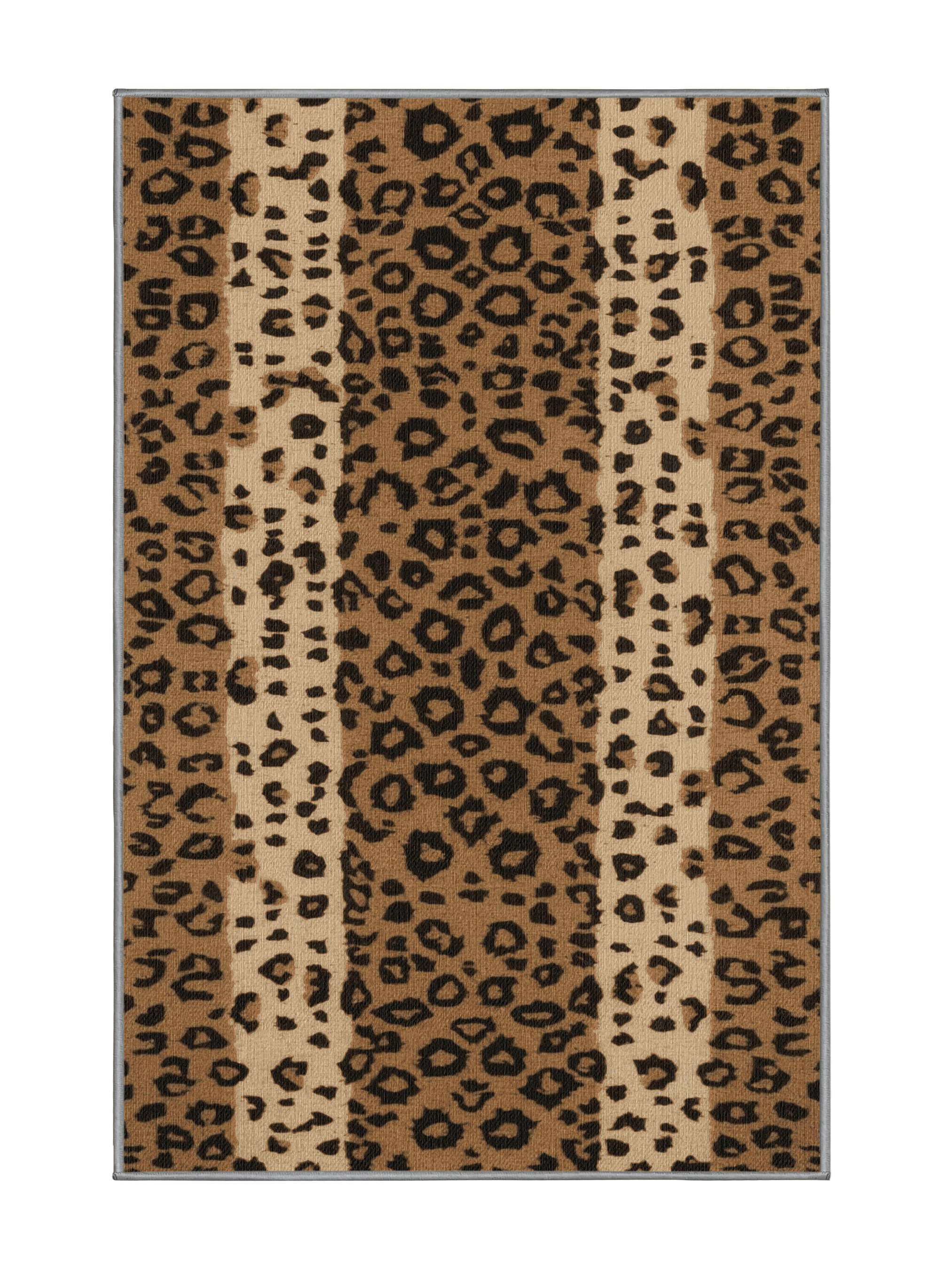 Foundry Select Washable Northern Chinese Leopard Big Cats Area Rug ...