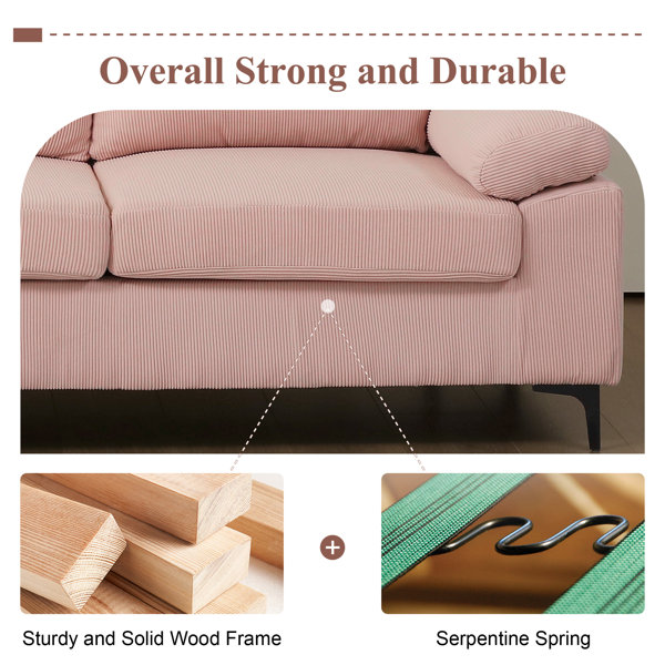 Wrought Studio Polyester Sectional | Wayfair