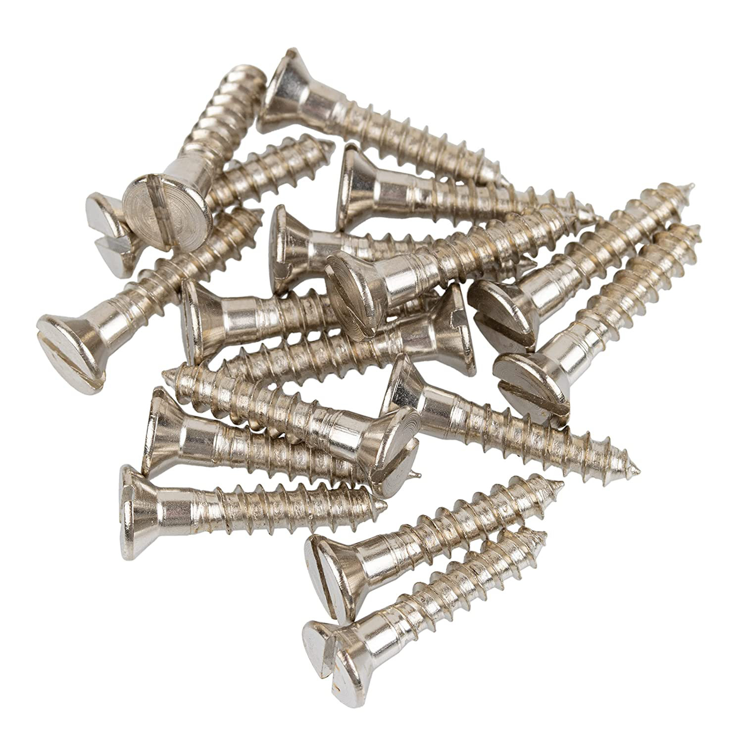 UNIQANTIQ HARDWARE SUPPLY Flat Countersunk Head Slot Drive Wood Screws ...