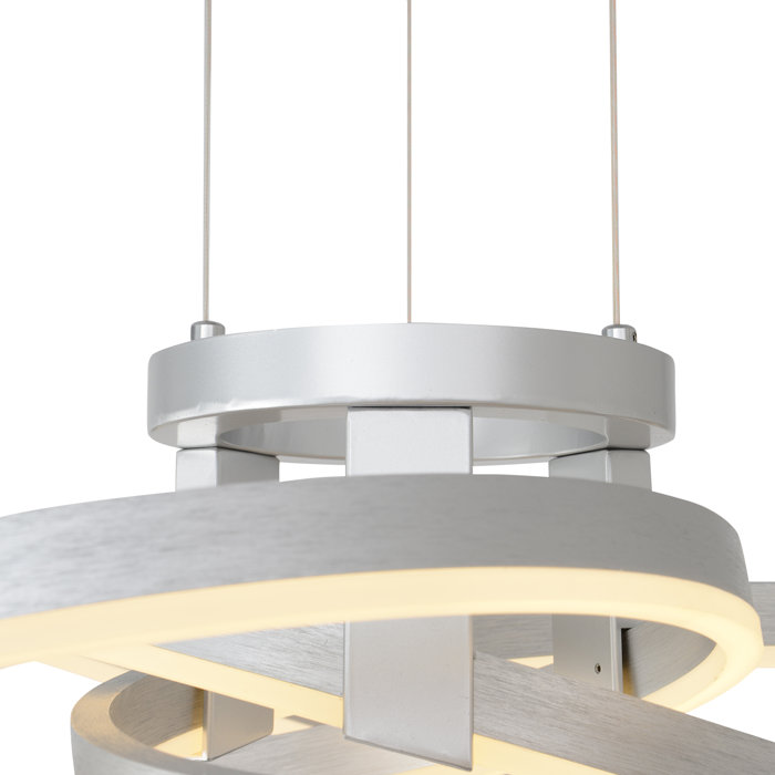 Mercer41 Beacan Dimmable LED Geometric Chandelier | Wayfair