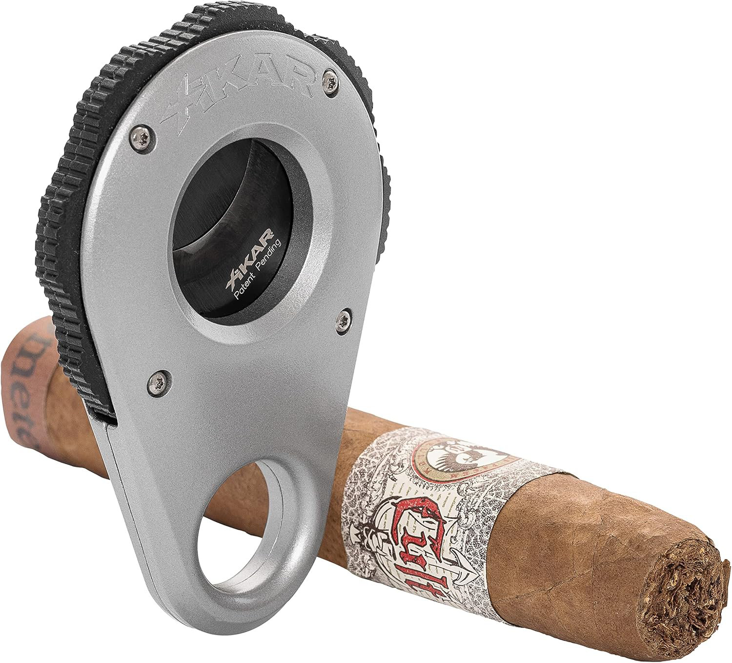 Xikar Revolution Rotary Cigar Cutter Power Assisted Cutting (Silver ...