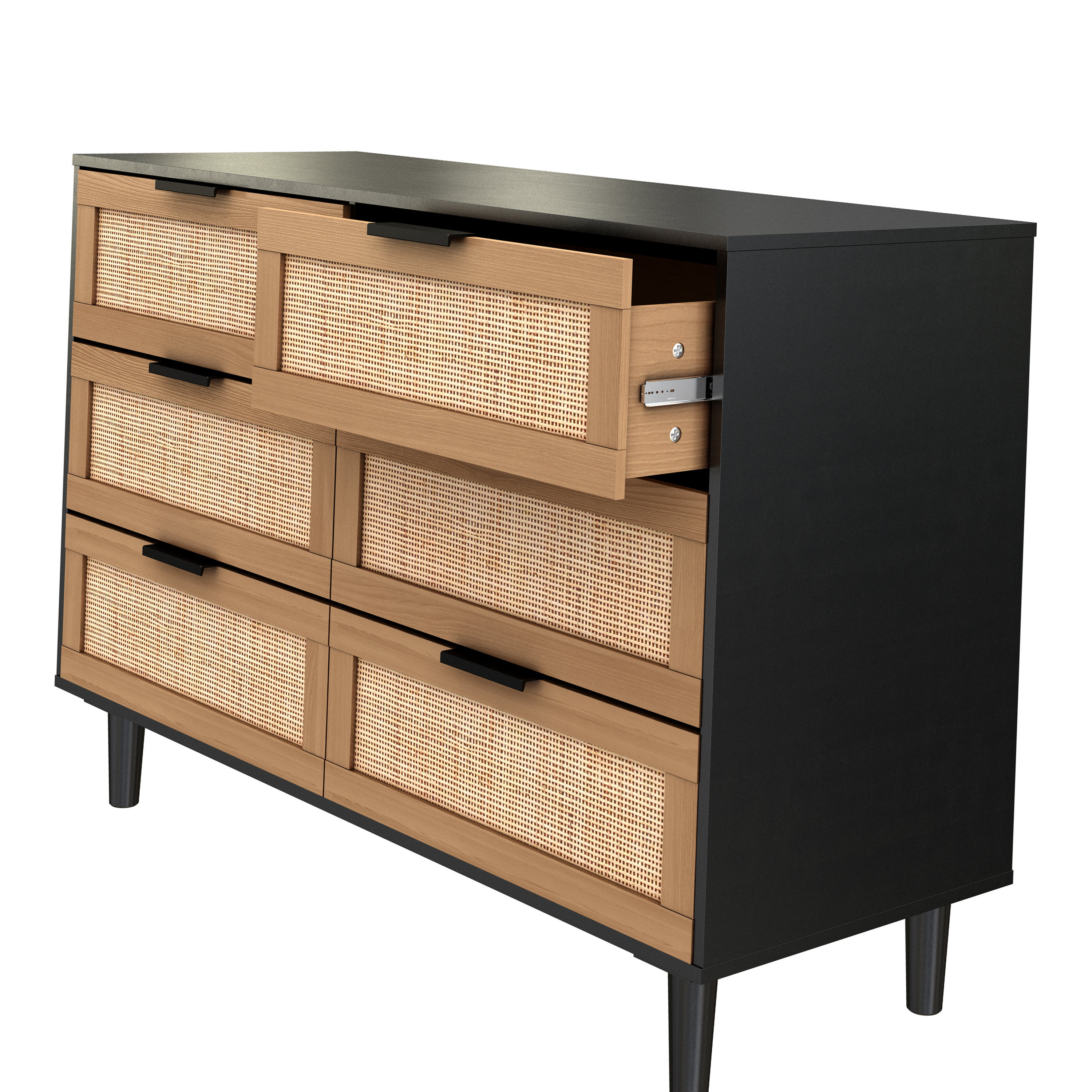 Bay Isle Home™ Anabal Rattan Chest Rattan Cabinet Rattan Sideboard ...