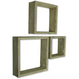 OIA 3 Piece Square Accent Shelf & Reviews | Wayfair