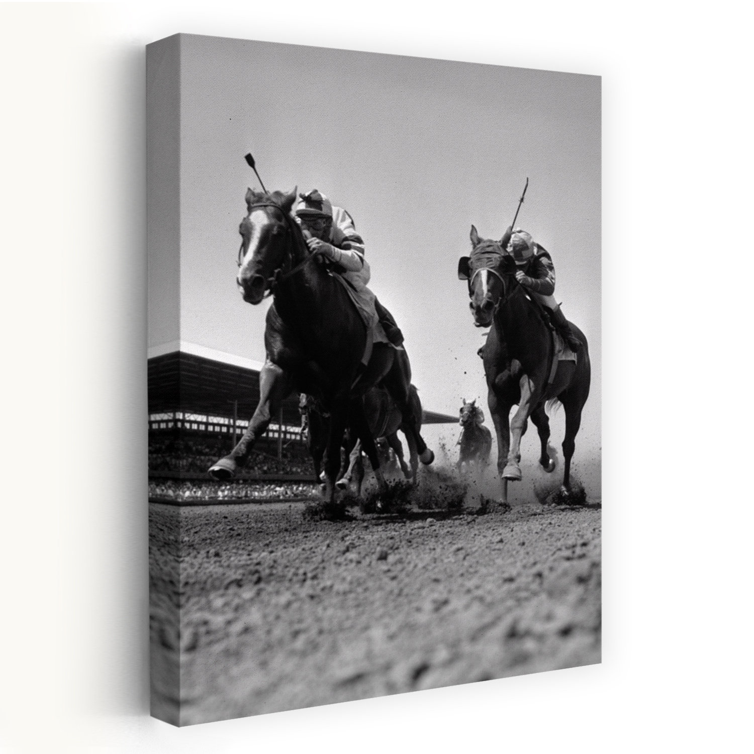 Alcott Hill® 1960S Worm's-Eye View Of Horse Race With 2 Leaders ...