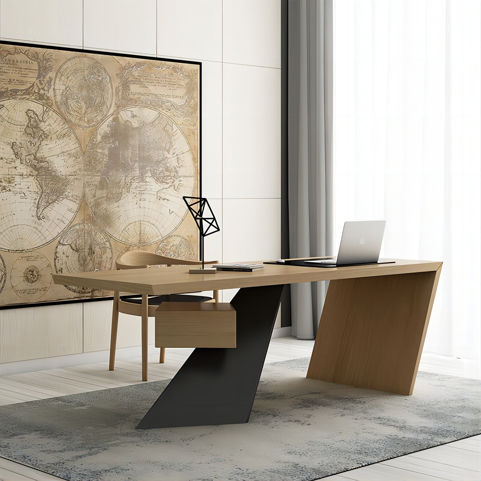 Recon Furniture Solid Wood Top Writing Desk | Wayfair