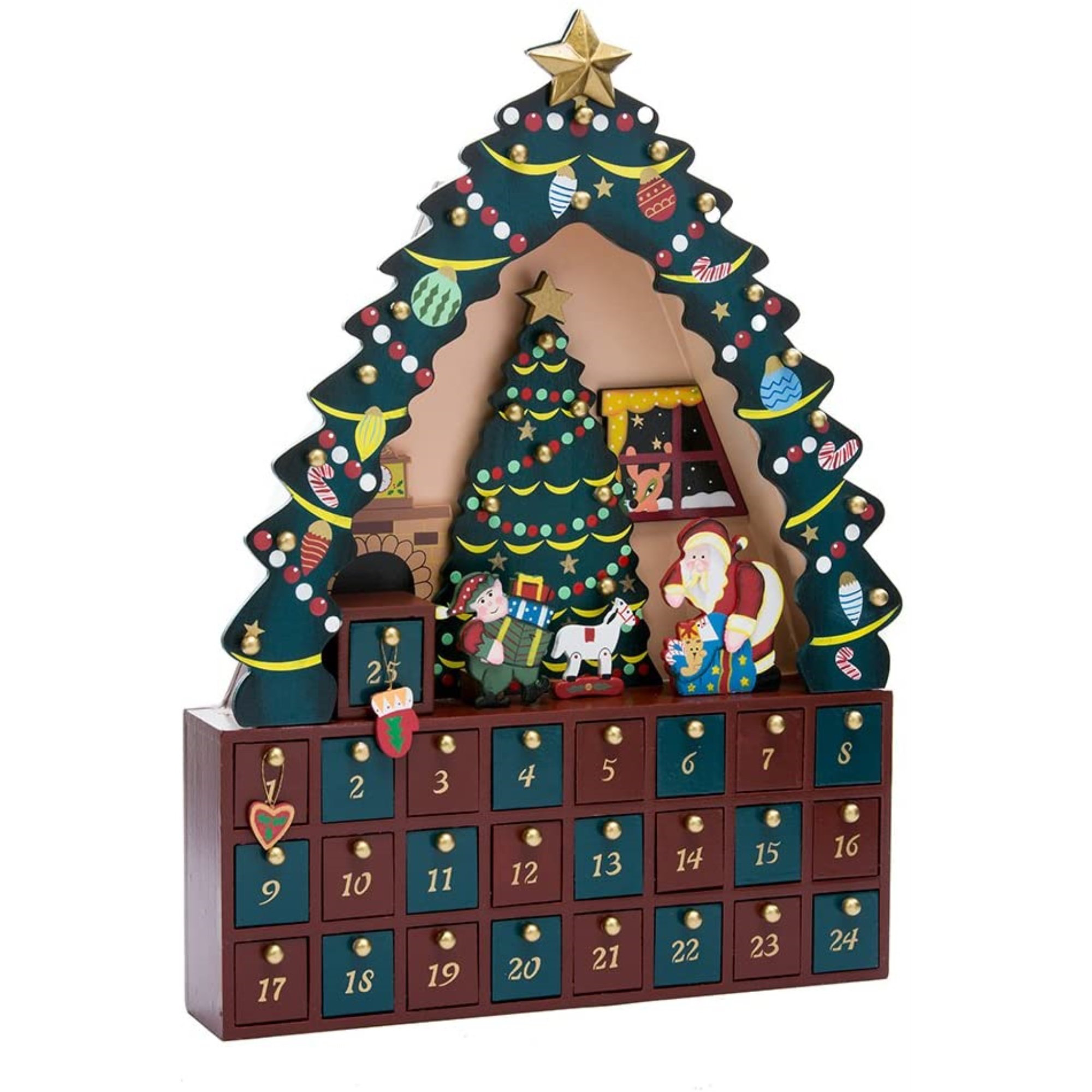 Kurt Adler Advent Christmas Tree Calendar & Reviews | Wayfair